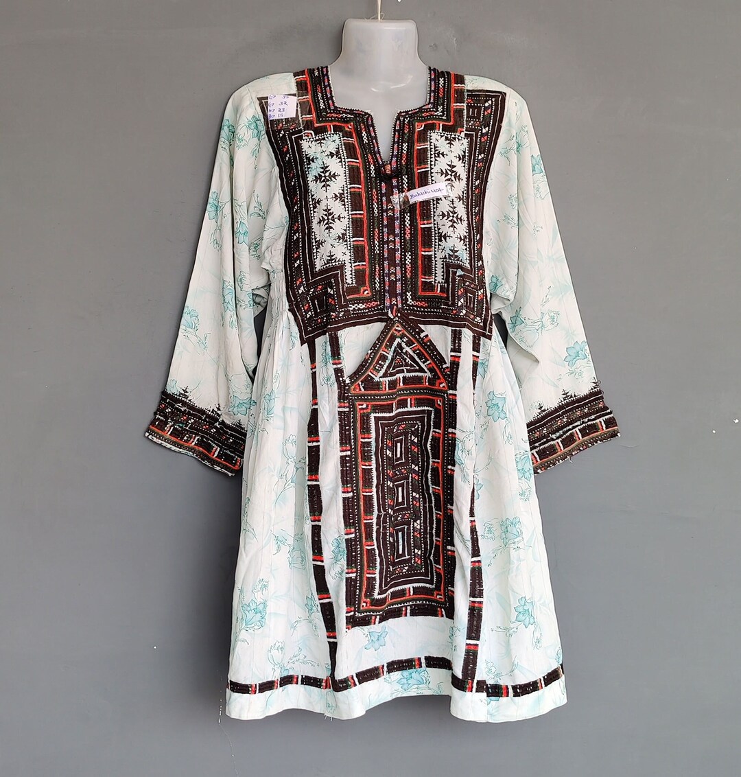 Tribal Baluchi Dress Hand Embroidered Afghan Dress Banjara Dress ...