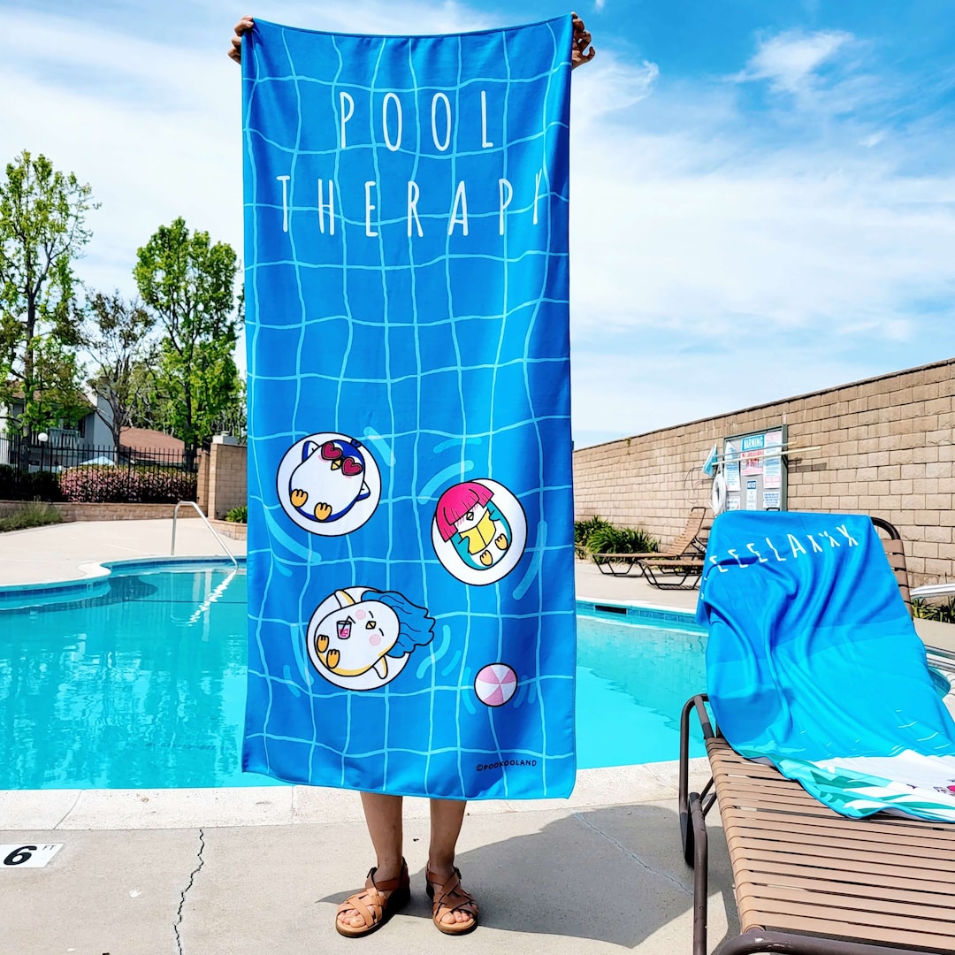 Cute Penguin Beach Towel, Extra Soft Microfiber Pool Towel for Kids ...