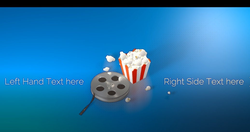 Center Prop Intro Movie Video Template - Etsy