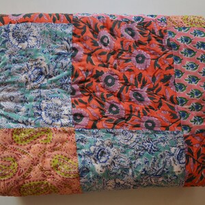 Indian Luxury Home Decor Unique Razai ,beautiful Pure Cotton Patchwork ...