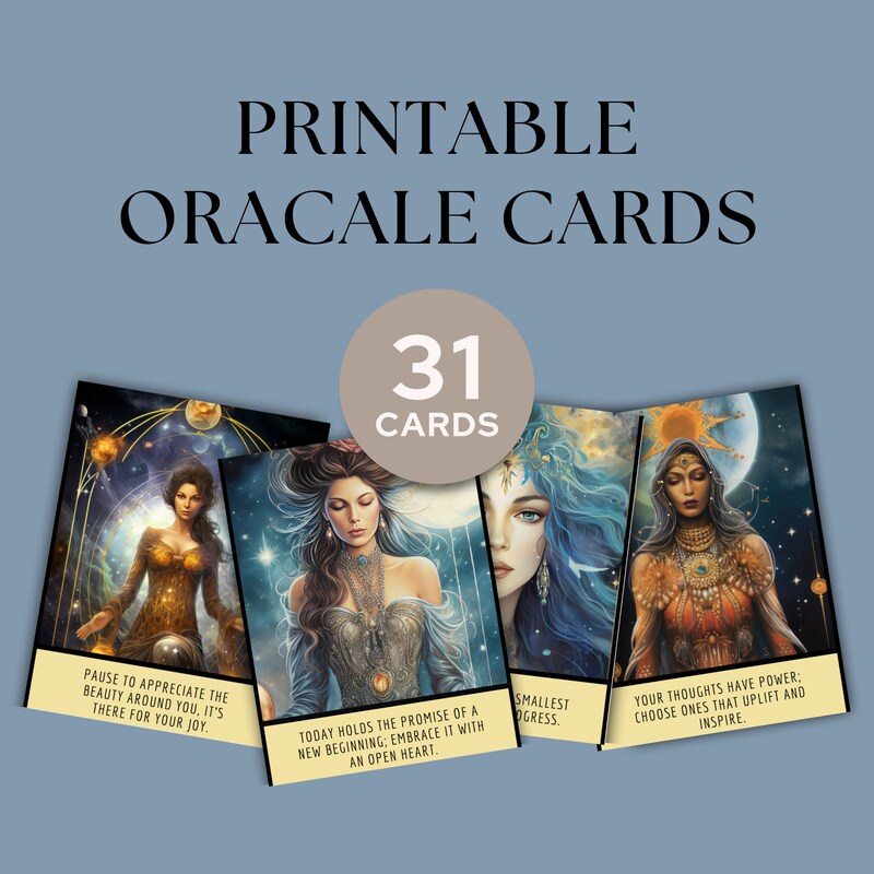 Oracle Cards - Etsy