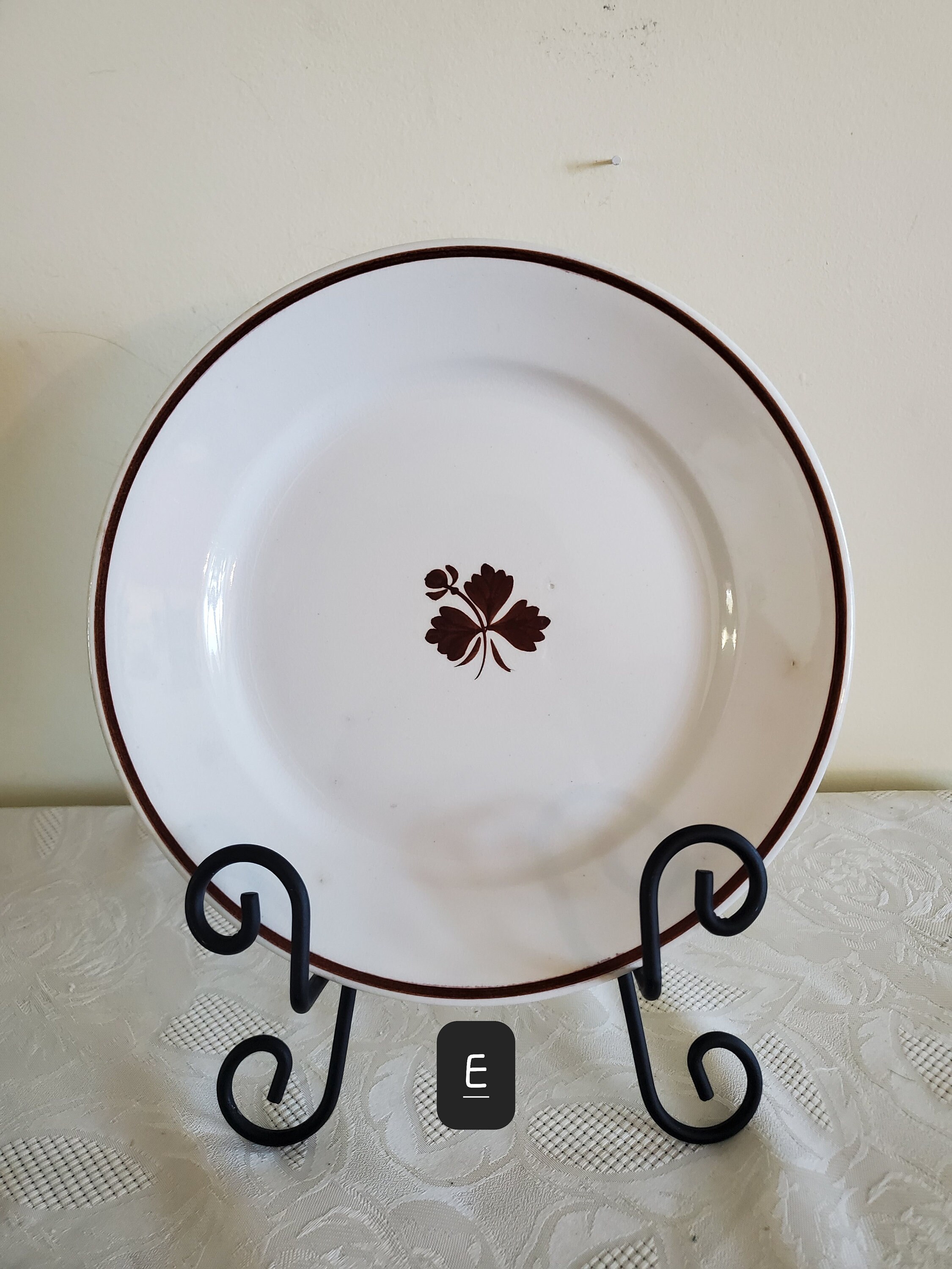Antique Tea Leaf Ironstone Dinner Plates - Etsy