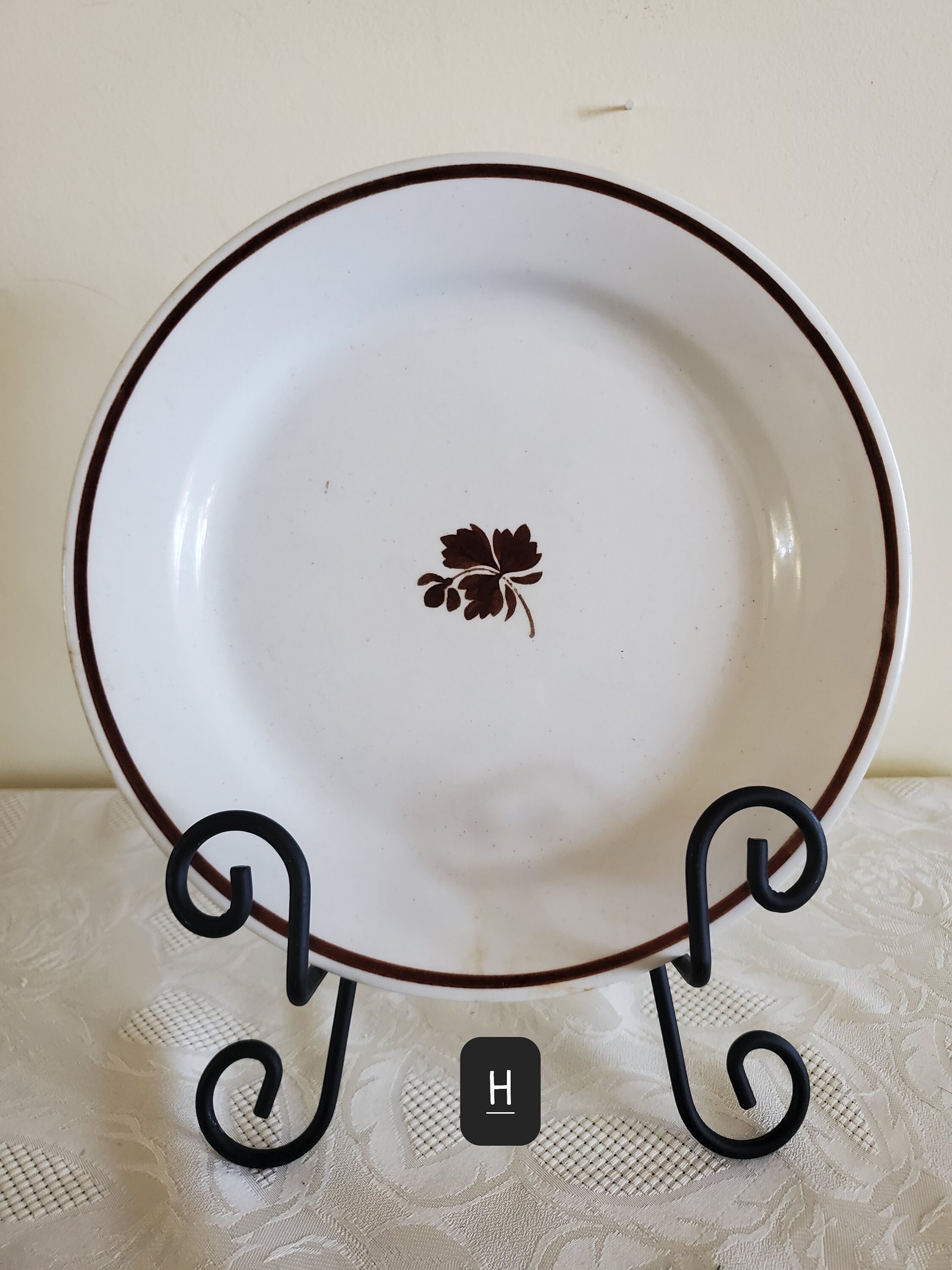 Antique Tea Leaf Ironstone Dinner Plates - Etsy