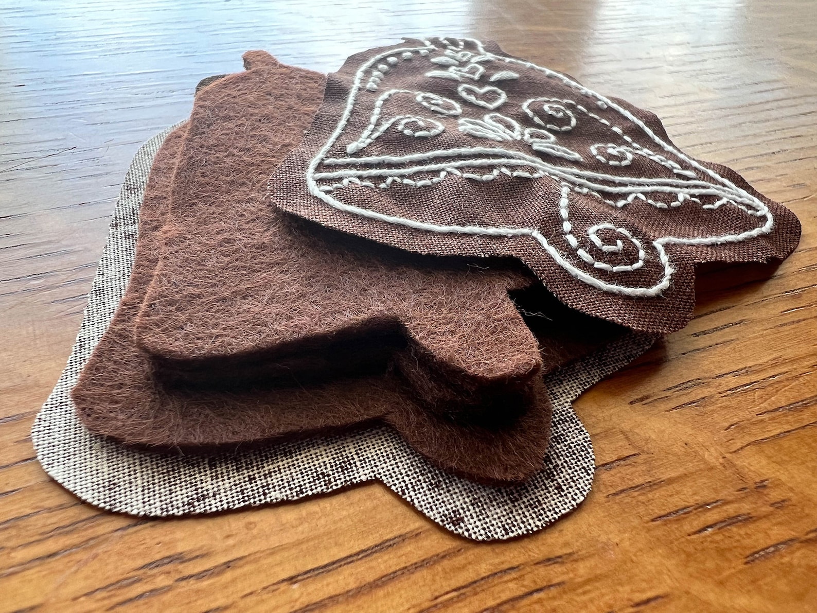 Gingerbread Cookies Hand Embroidery Pattern | Christmas Ornaments (PDF ...