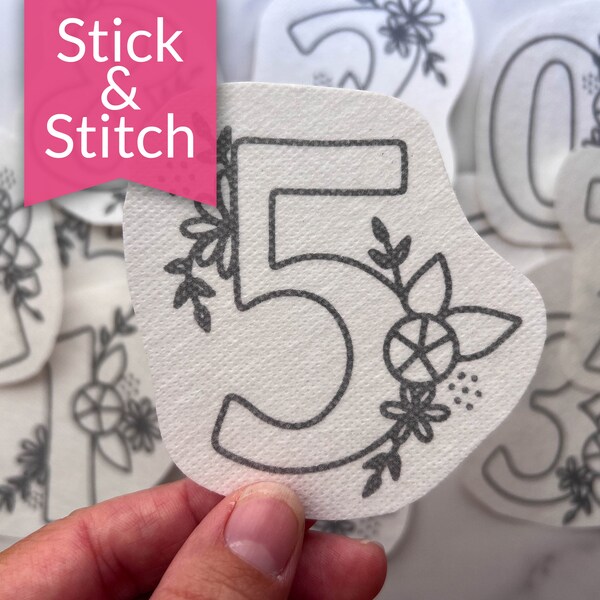 Embroidery Numbers - Etsy