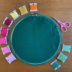 Embroidery Picture Frame PDF Pattern | Unique Floral Embroidery Photo ...