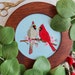 PDF Pattern 5 Cardinal Embroidery Pattern Cardinal Birds and Cherry ...