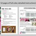Embroidery Picture Frame PDF Pattern Unique Floral - Etsy