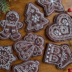 Gingerbread Cookies Hand Embroidery Pattern Instant Download - Etsy