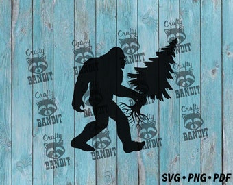 Bigfoot Pooping SVG for Cricut and Silhouette, Bigfoot Svg, Paranormal ...