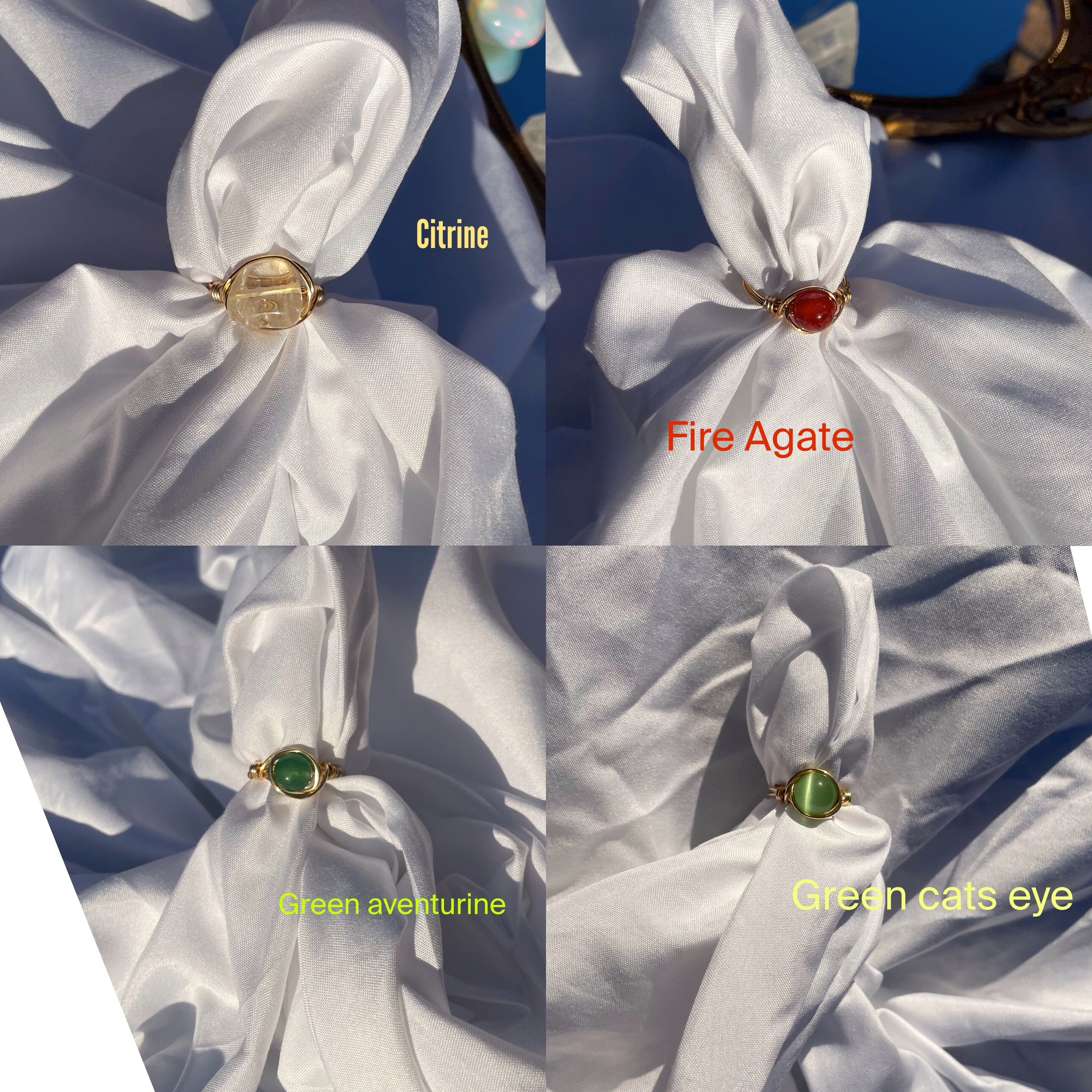 Simple Wire Wrapped Rings - Etsy