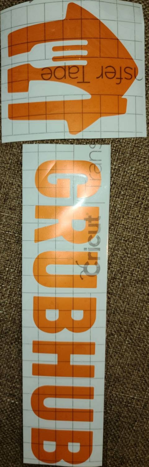 Grubhub Car Decal - Etsy