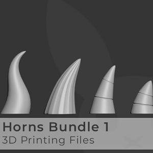 Horns Bundle Pack 1 | 3D Model Stl Files - Etsy
