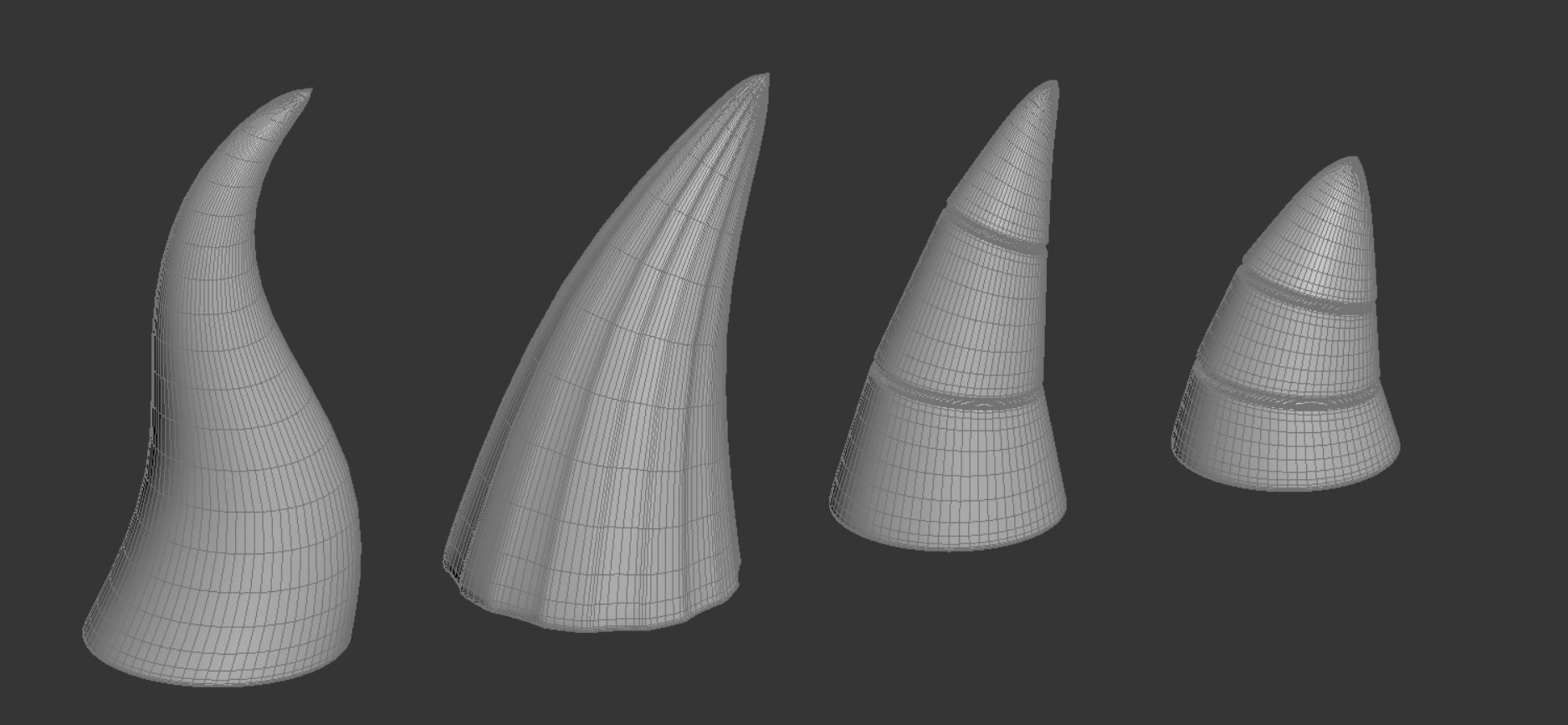 Horns Bundle Pack 1 3D Model Stl Files - Etsy