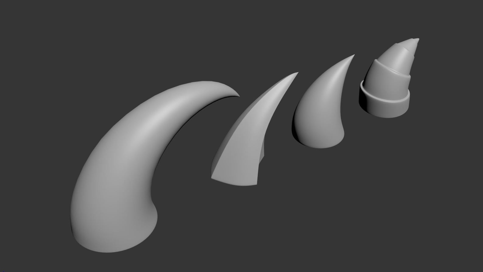 Horns Bundle Pack 2 | 3D Model Stl Files - Etsy