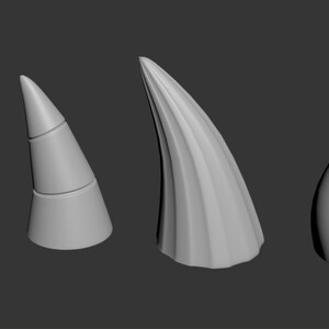 Horns Bundle Pack 1 | 3D Model Stl Files - Etsy