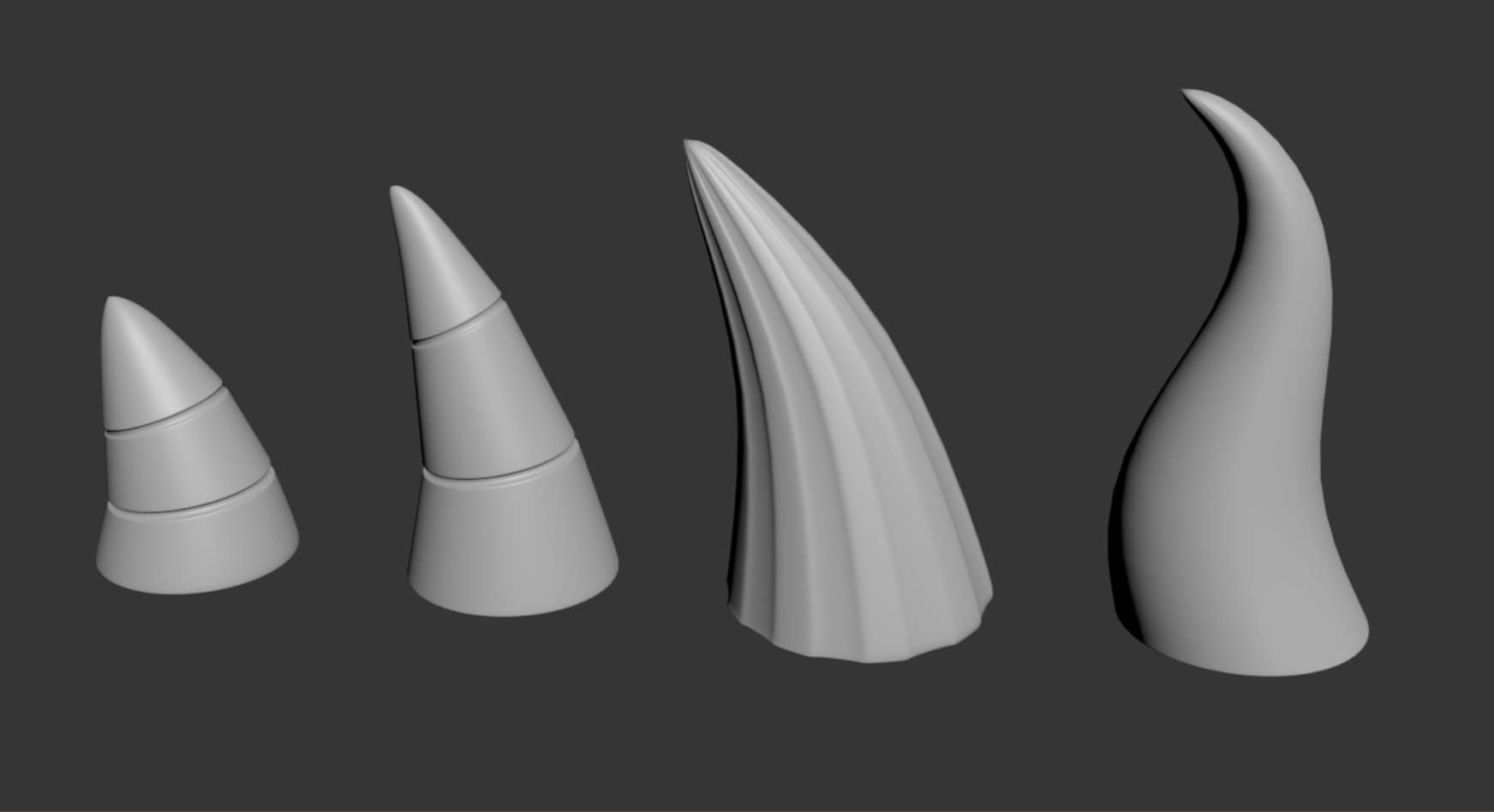 Horns Bundle Pack 1 3D Model Stl Files - Etsy