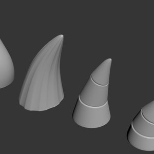 Horns Bundle Pack 1 | 3D Model Stl Files - Etsy