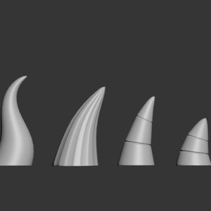 Horns Bundle Pack 1 | 3D Model Stl Files - Etsy