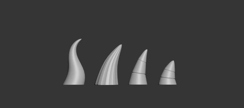 Horns Bundle Pack 1 3D Model Stl Files - Etsy