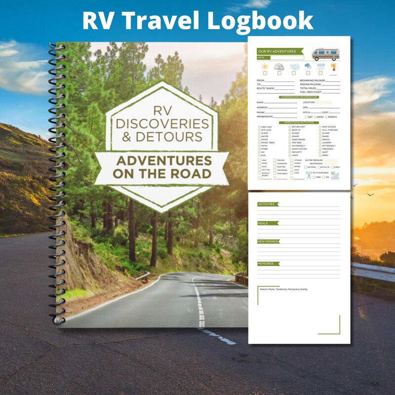 Travel Log Book - Etsy