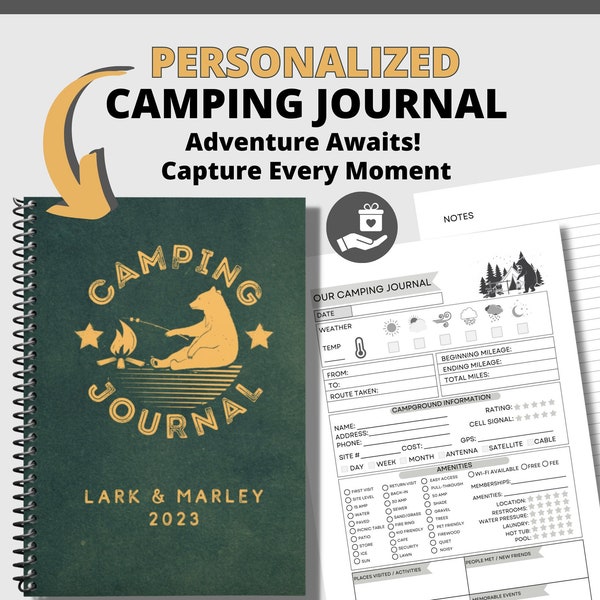 Camping Journal - Etsy