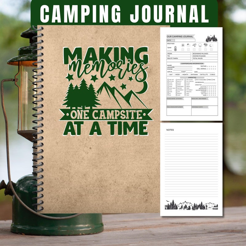 Camping Journal - Etsy