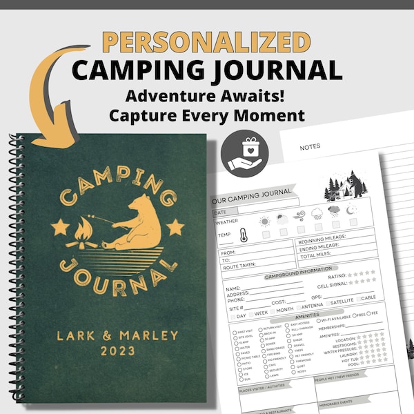 Camping Journal - Etsy