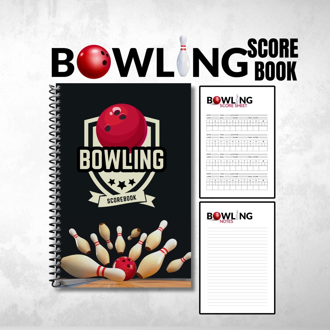 Bowling Score Book: Track 200 Games, Performance and Equipment - Etsy