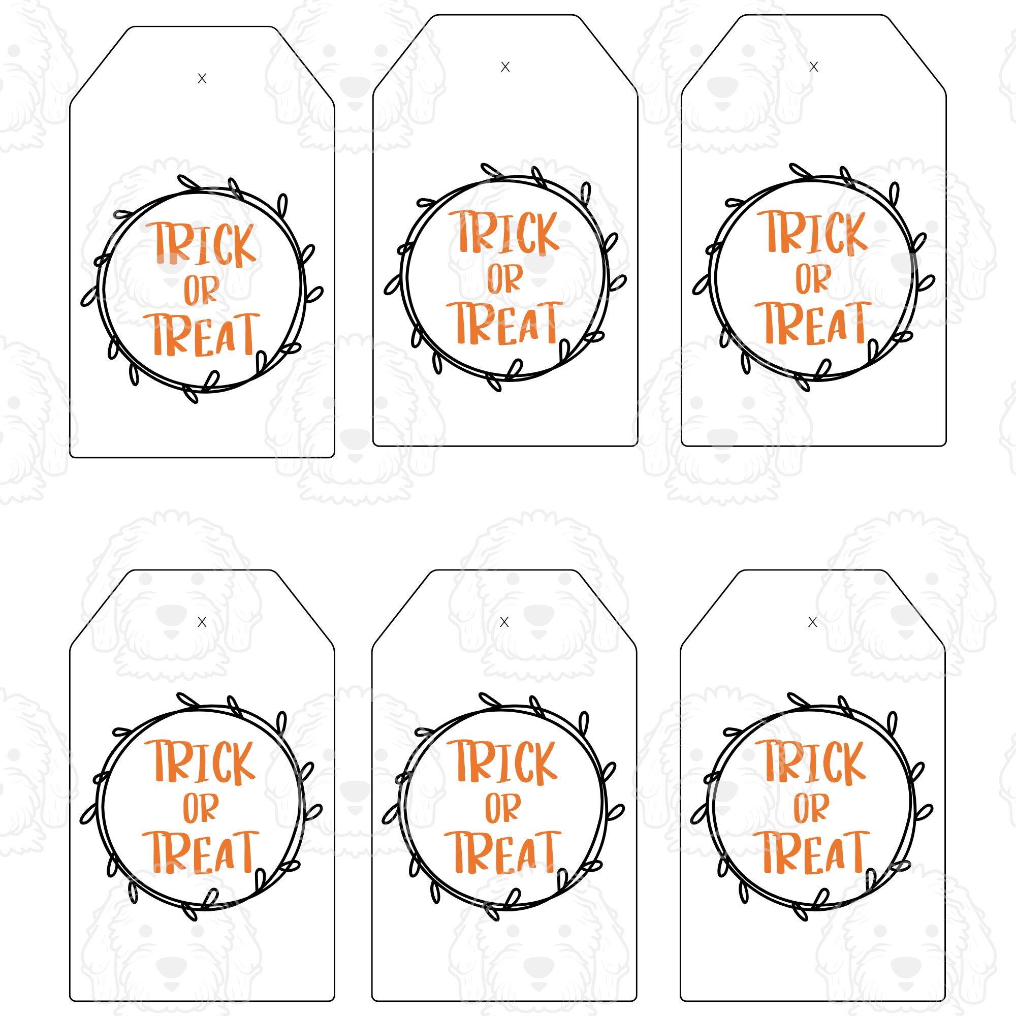 Printable Halloween Gift Tags - Instant Digital Download - Treat Bags ...