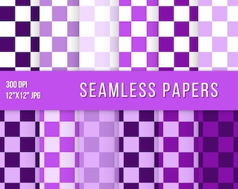 Watercolor Circles Digital Paper - Checkered - Seamless Patterns ...