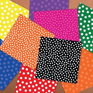Seamless Circle and Dot Digital Papers - Rainbow Circles and Dots ...