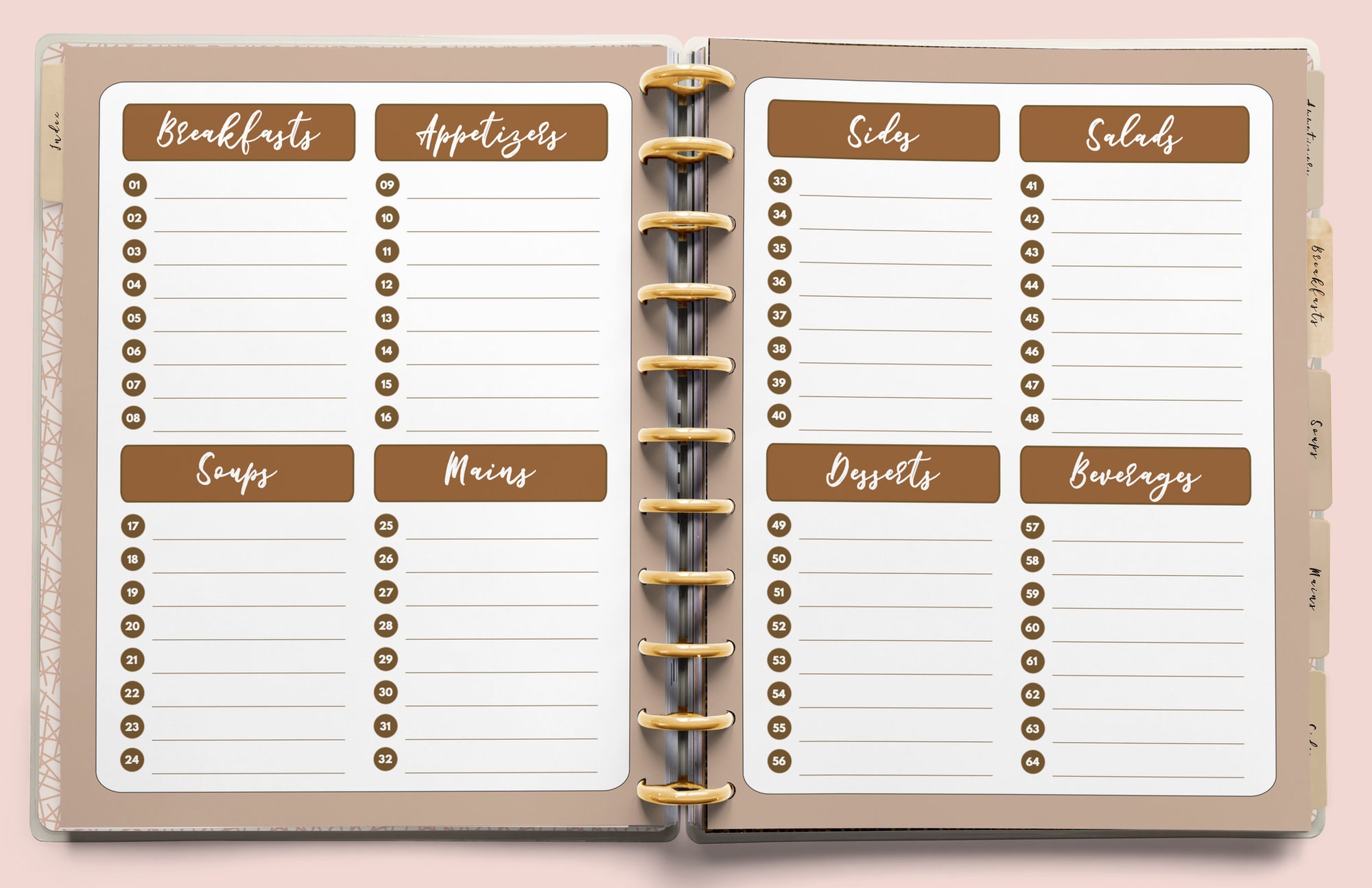 Printable Recipes - 134 Recipe Sheets (A4 / US Letter) - Etsy