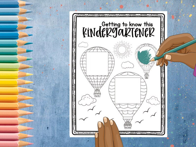 Kindergarten Back to School Activities BUNDLE - 16 No Prep Coloring ...