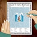 Moses and the Red Sea Word Search Bible Puzzle Activity Worksheet ...