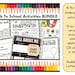 Kindergarten Back to School Activities BUNDLE 16 No Prep - Etsy