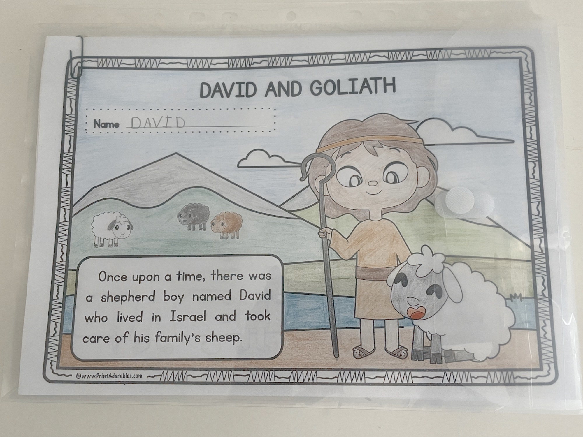 David & Goliath BUNDLE (puzzles/coloring Pages/activities/posters ...