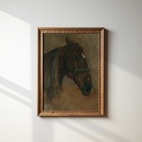 Antique Horse Print - Etsy