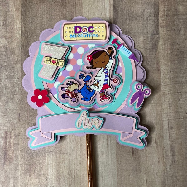 Doc Mcstuffins Cake Topper - Etsy