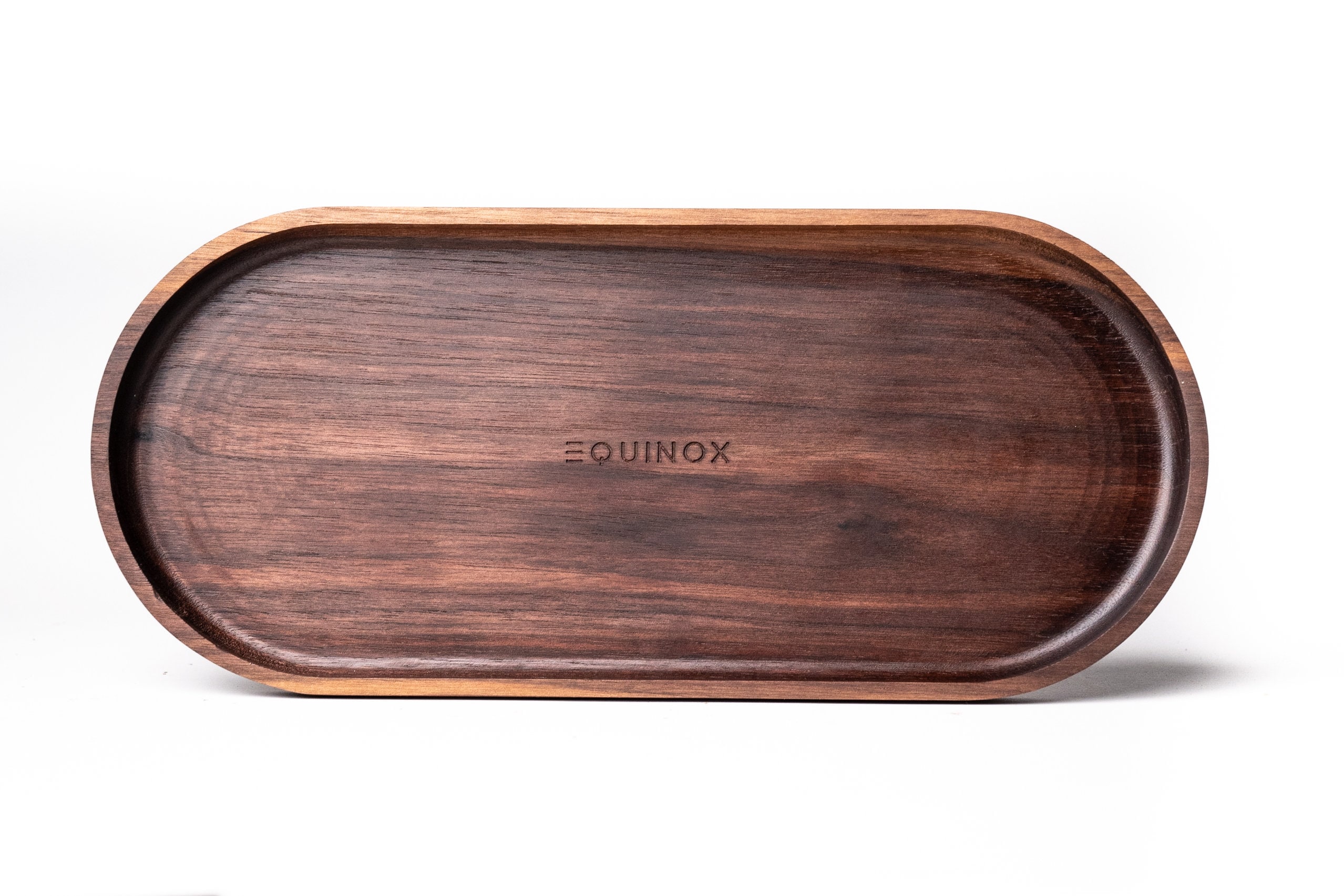 Large Wooden Valet Tray, Wooden Empty Pocket, Oval Wooden Tray, Jewelry ...