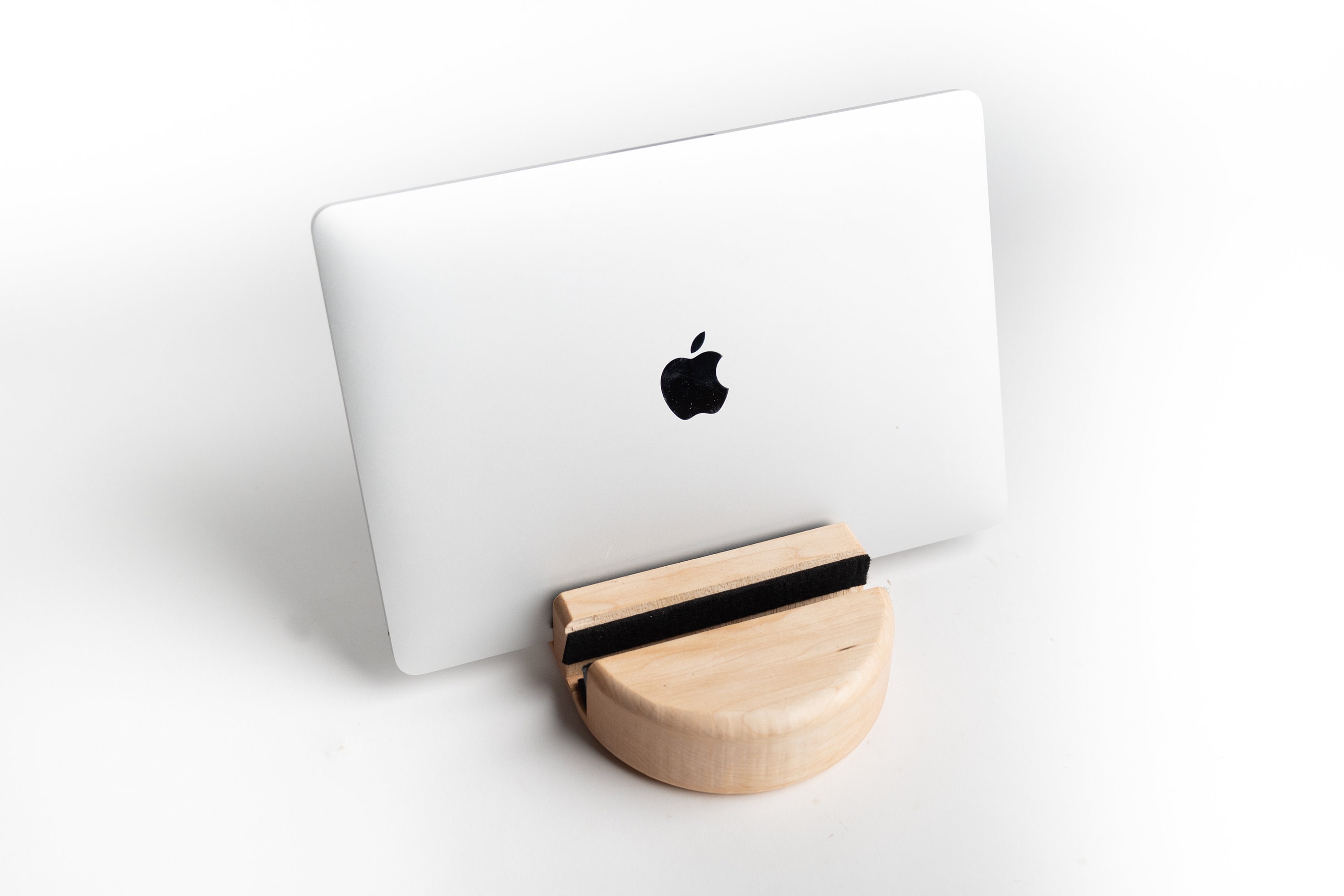 Double Laptop Stand Macbook Dock Laptop Stand Wood Home | Etsy