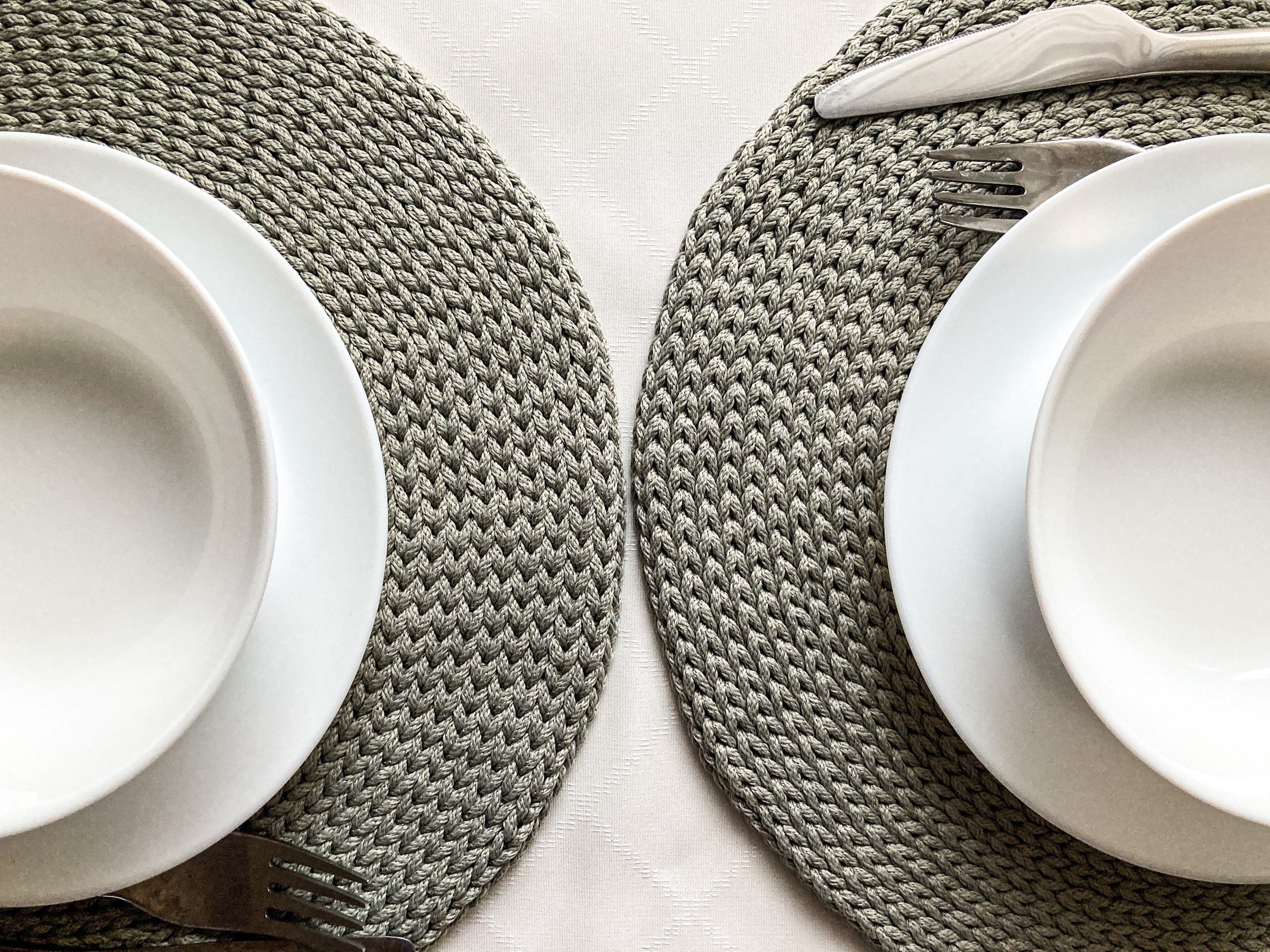 Boho Table Placemat, Crochet Bohemian Handmade, Home Decor, Kitchen and ...