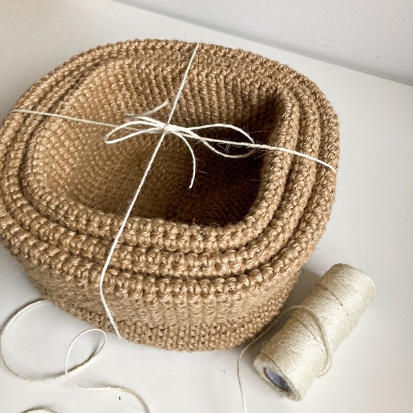 Jute Storage - Etsy