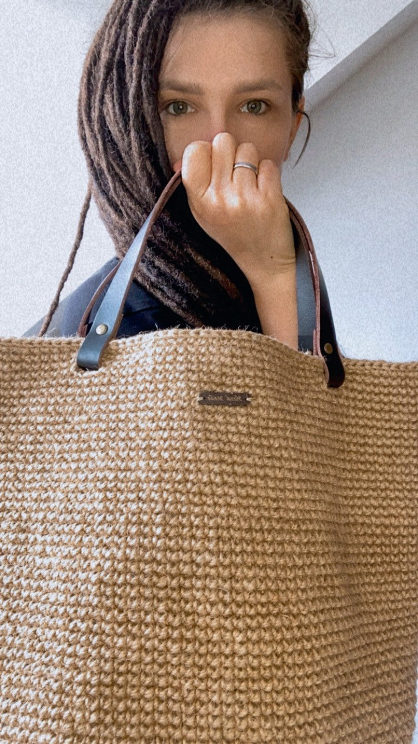 Crochet Jute Bag Jute Bag Large Beach Bag Eco Shopping Bag - Etsy