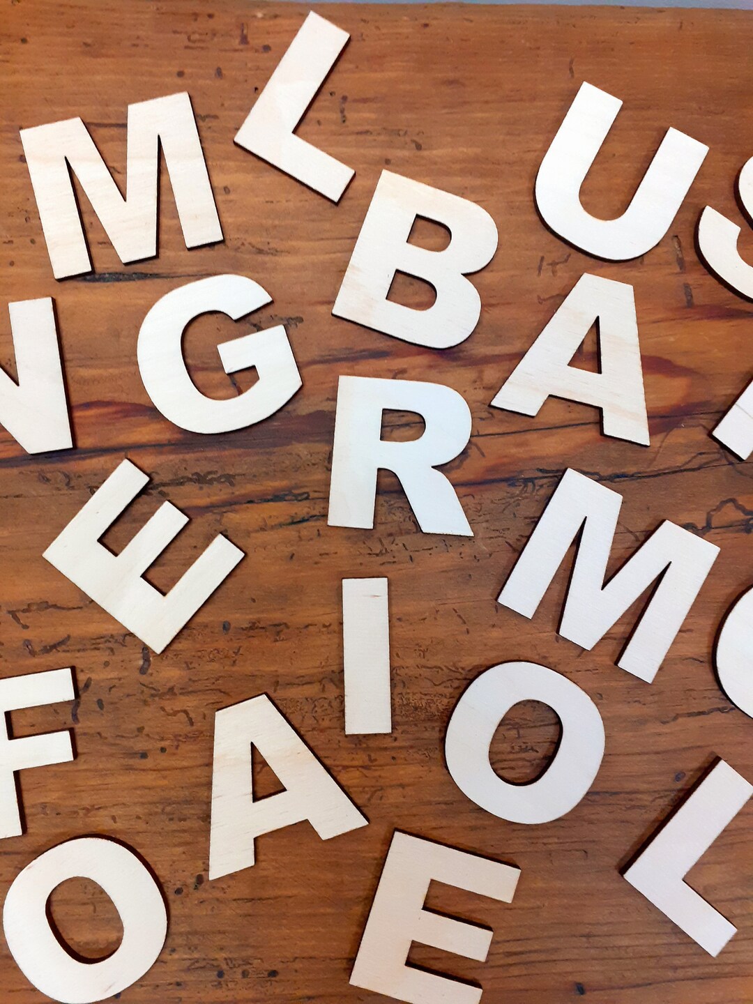 Raw Wooden Letter, First Name Letter to Personalize, Wooden Letter ...