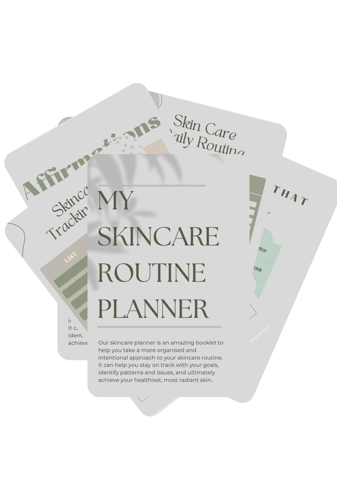Skincare Planner | Beauty Planner | Skincare Routine Planner ...