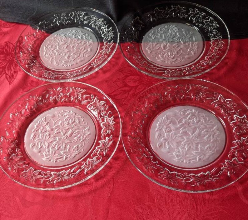 Set of 6 Princess House Crystal, Fantasia Crystal 10 Dinner Plates - Etsy