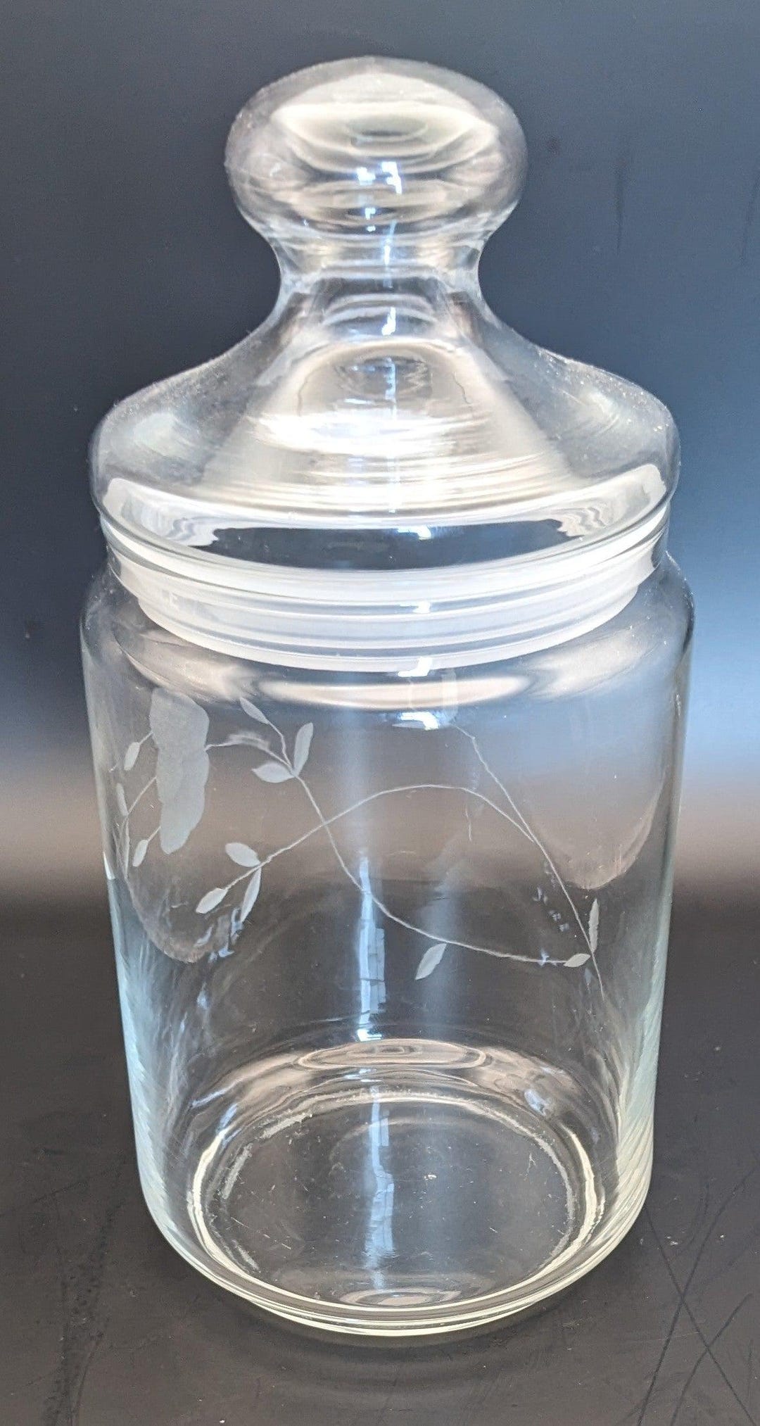 Princess House Heritage Crystal Storage Jar/canister - Etsy