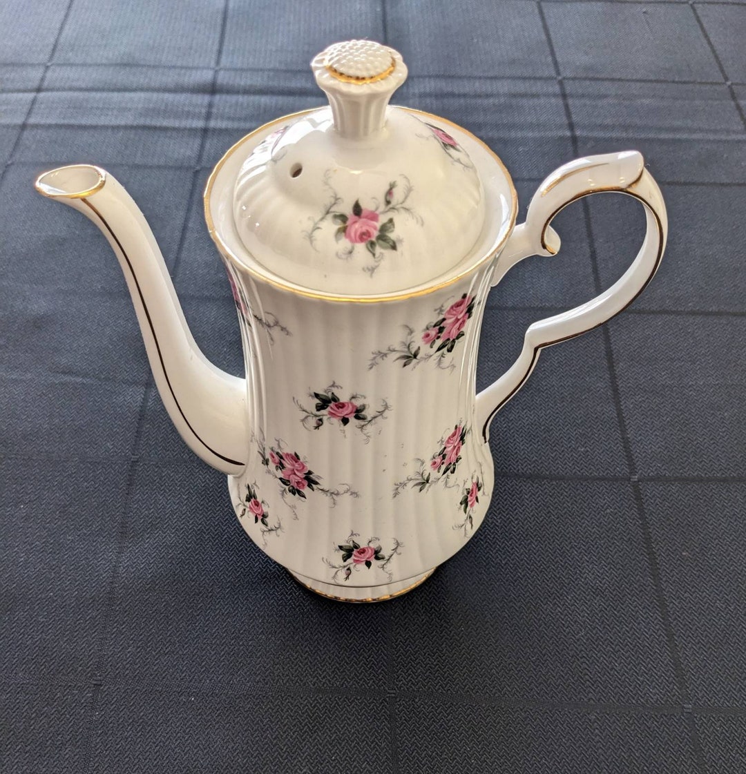 Princess House Crystal Windsor Rose Tea Pot Coffee-tea Pot With Lid. - Etsy