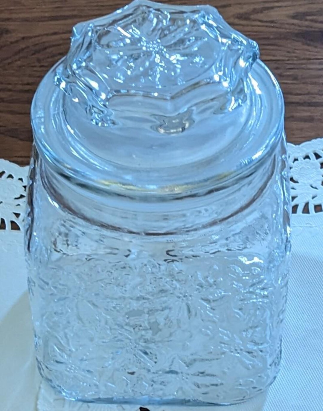 Princess House 80s Fantasia Crystal Storage Jar/ Storage Canister. - Etsy